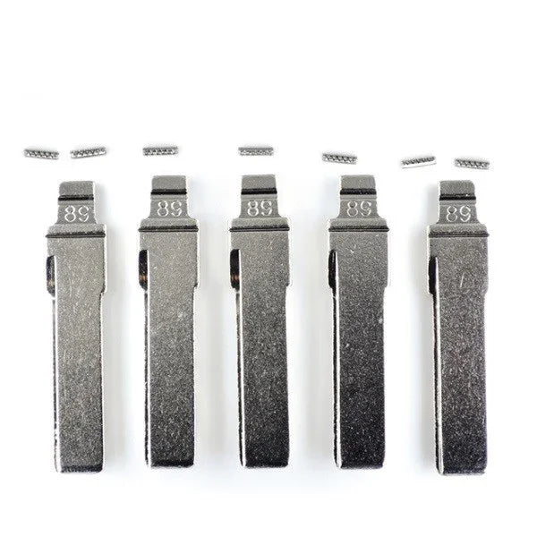 VW/Audi HU66 - Flip Key Blade w/Roll Pins for OEM Remotes (5 Pack ...