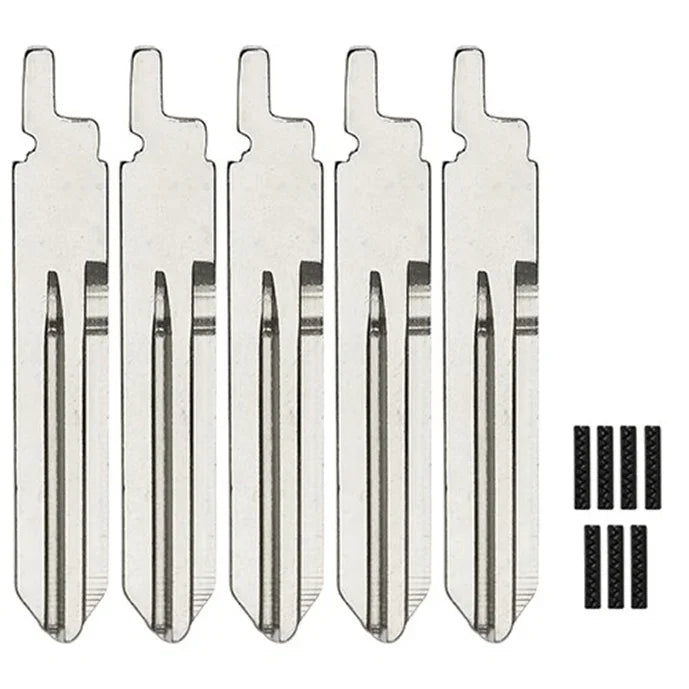 Nissan Rogue NSN14 - Flip Key Blade w/Roll Pins for OEM Remotes (5 Pac ...