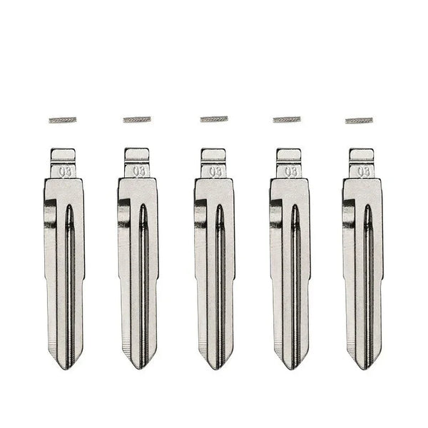 Honda HD103 - Flip Key Blade w/Roll Pins (5 Pack) – Auto Rescue Tools ...