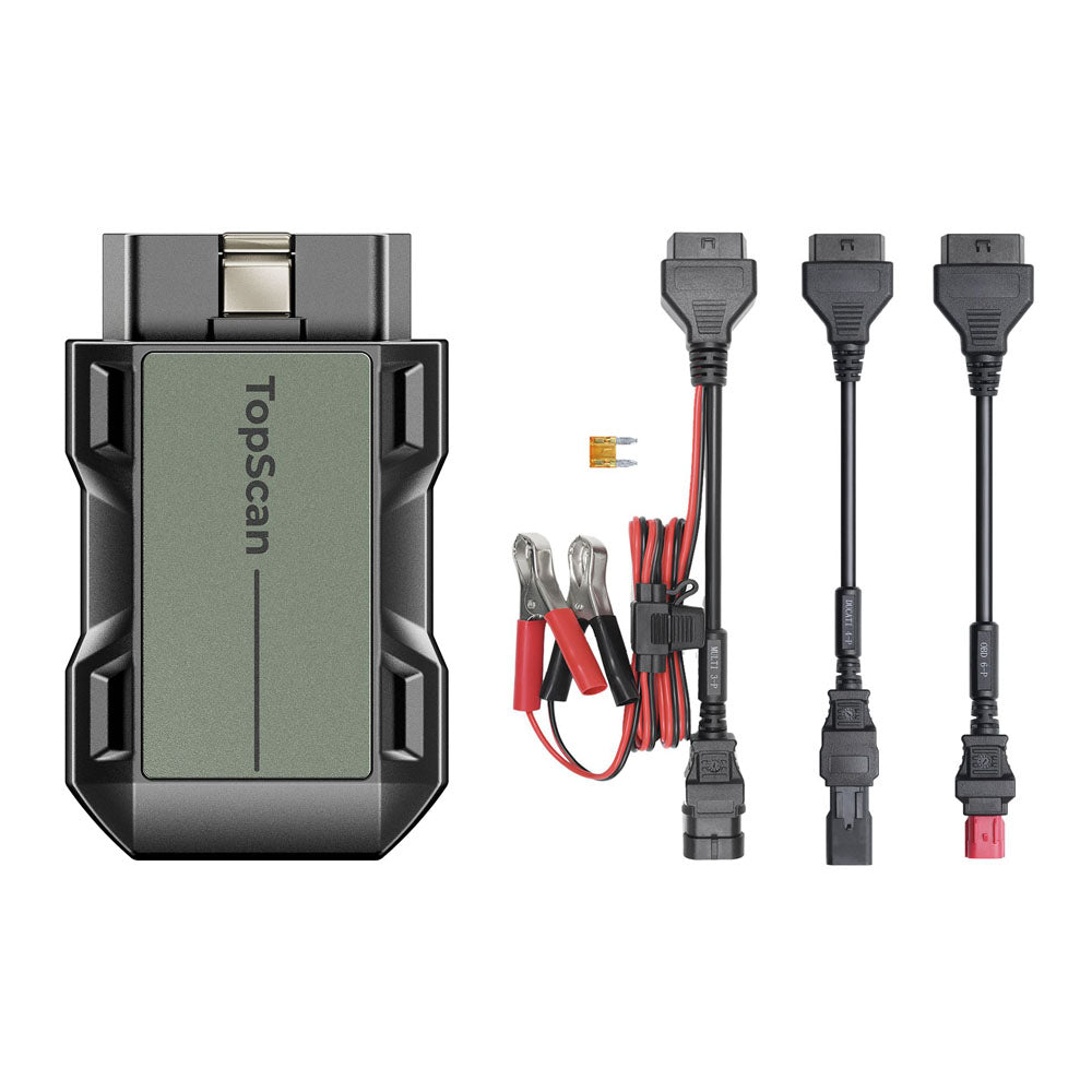 TOPDON TopScan Moto with Ducati Cable Kit Diagnostic Scanner – Auto ...