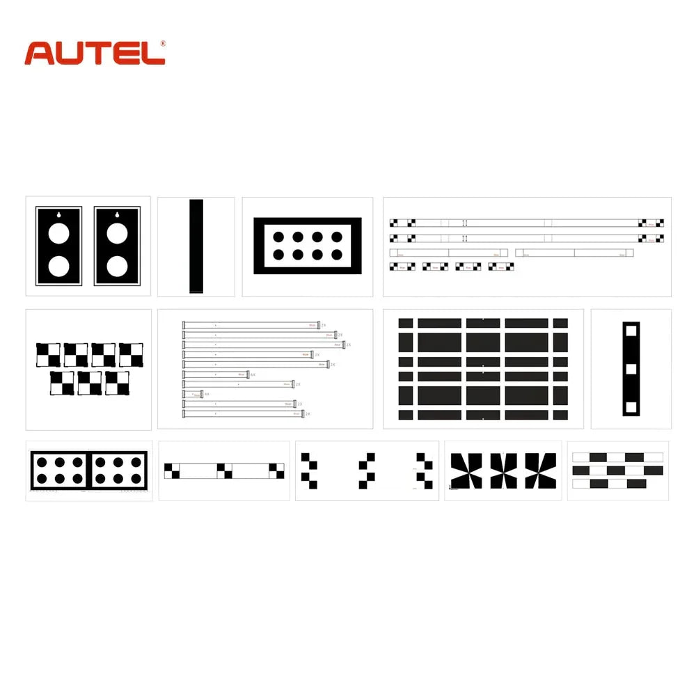 AUTEL Standard Frame AVM Camera Calibration Package – Auto Rescue Tools ...