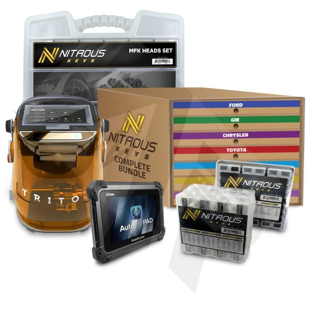 Complete Key Making System - Triton Plus Key Machine, Blades, Heads, T ...