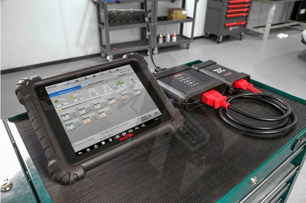 AUTEL MaxiSys MS909 EV - Electric Vehicle Diagnostic Scan Tool and J25 ...